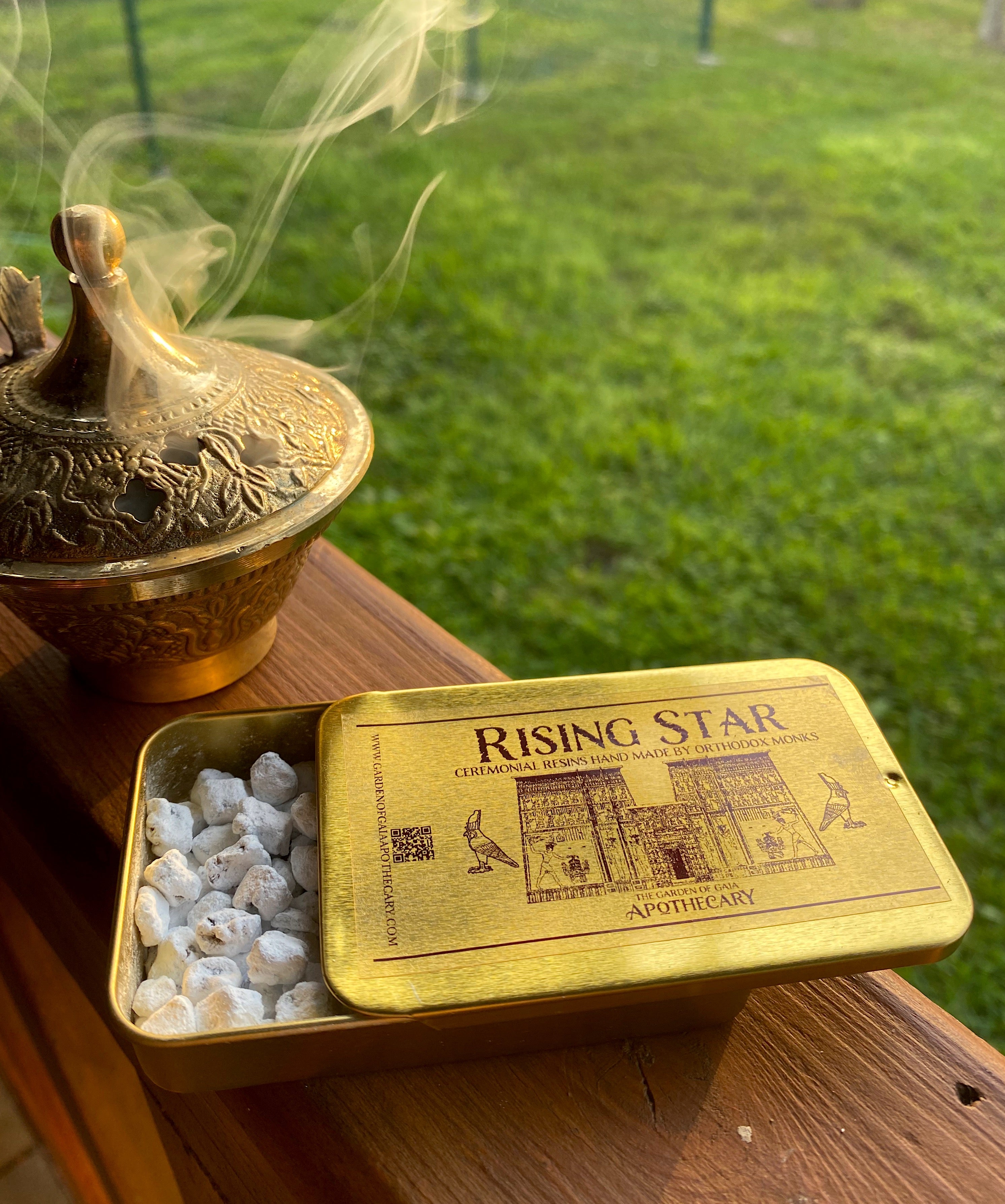 Rising Star-Resin Incense – The Garden of Gaia Apothecary
